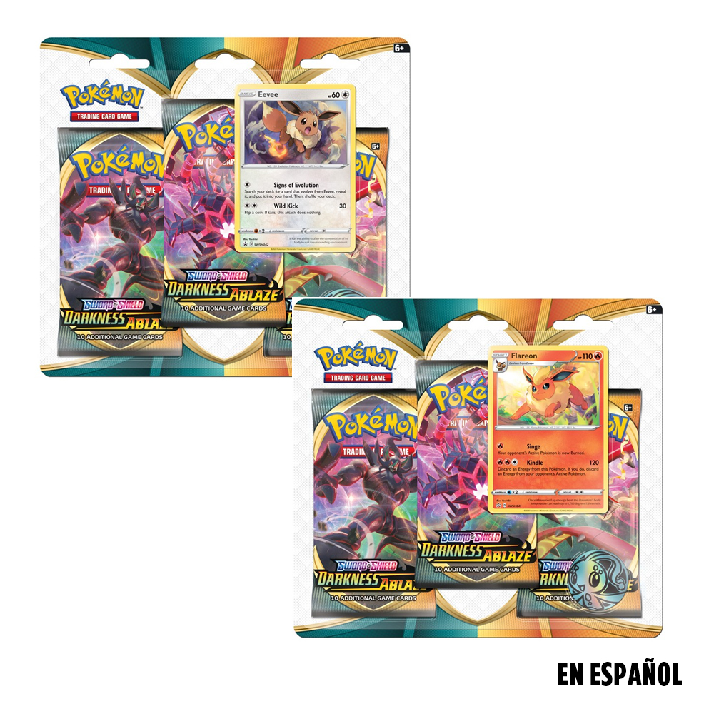 POKEMON TCG SWSH DARK ABLA 3PACK BLI SPA – XtremePlay Colombia