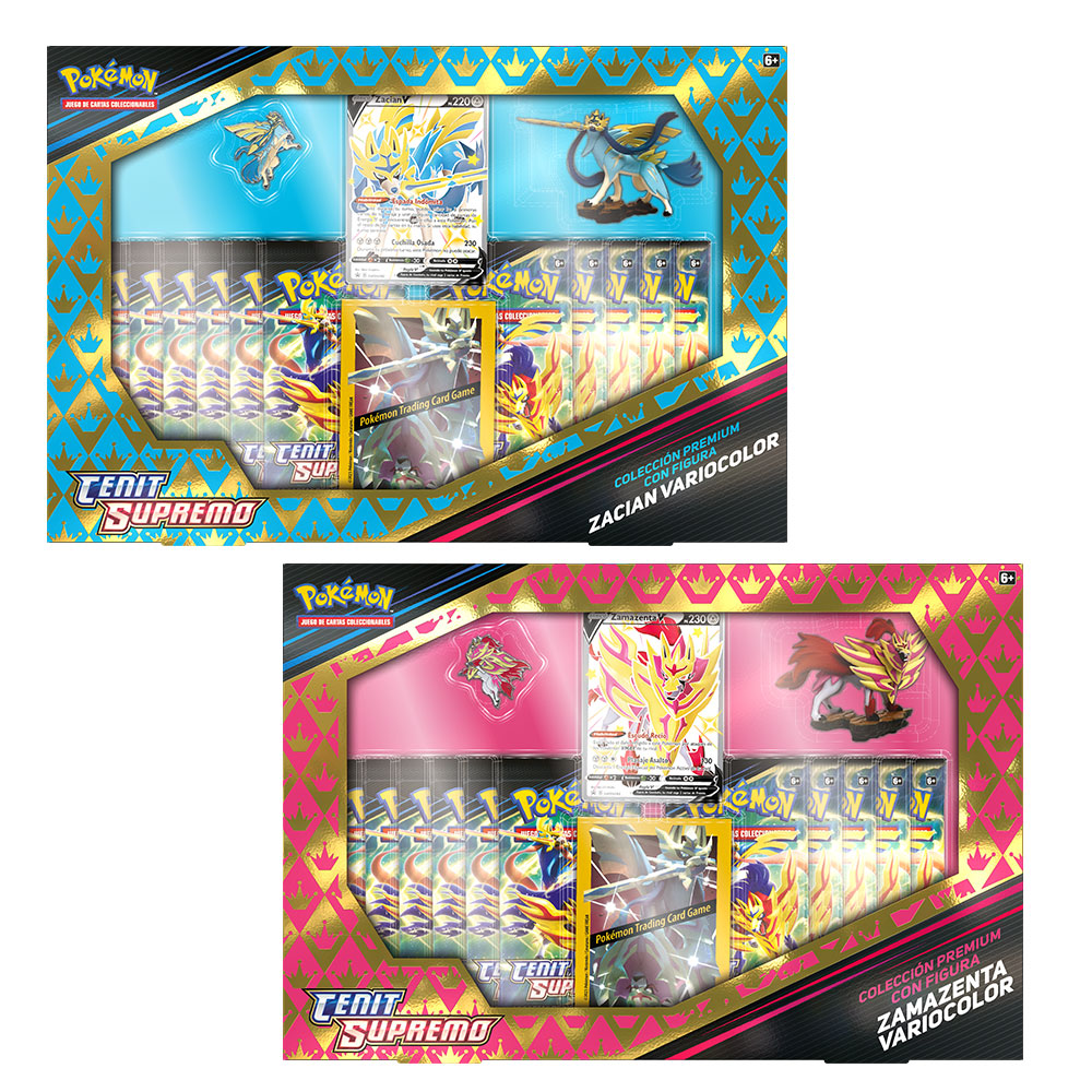 CARTAS DE POKEMON TCG CROWN ZENITH PREMIUM FIGURE COLLECTION SPA ...