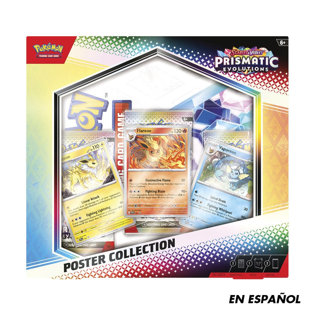 CARTAS DE POKEMON TCG SCARLET AND VIOLET-PRISMATIC EVOLUTIONS-POSTER ...